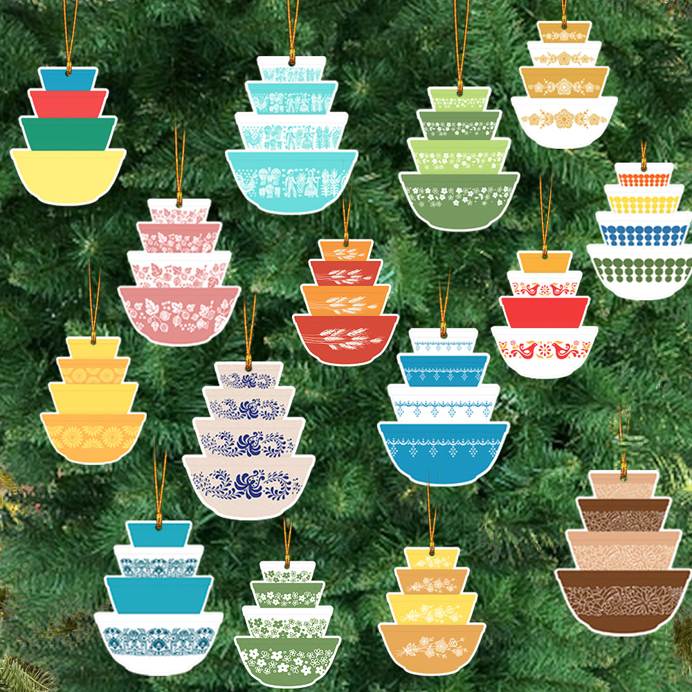 Mixing Bowl Stack Christmas Ornaments – FORMRY