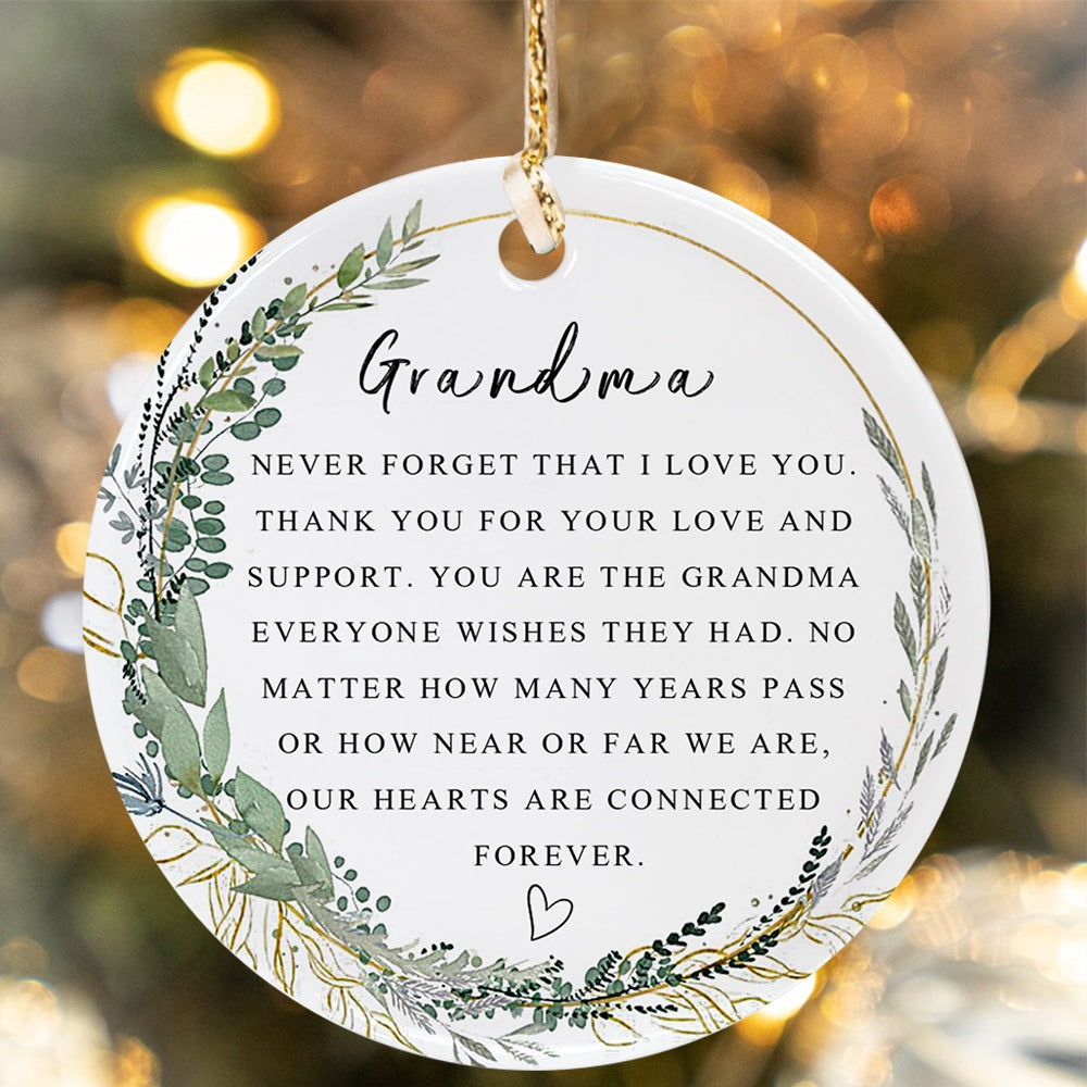 Grandma Christmas Ornament for Grandma Forever Ornament Grandma Best G ...