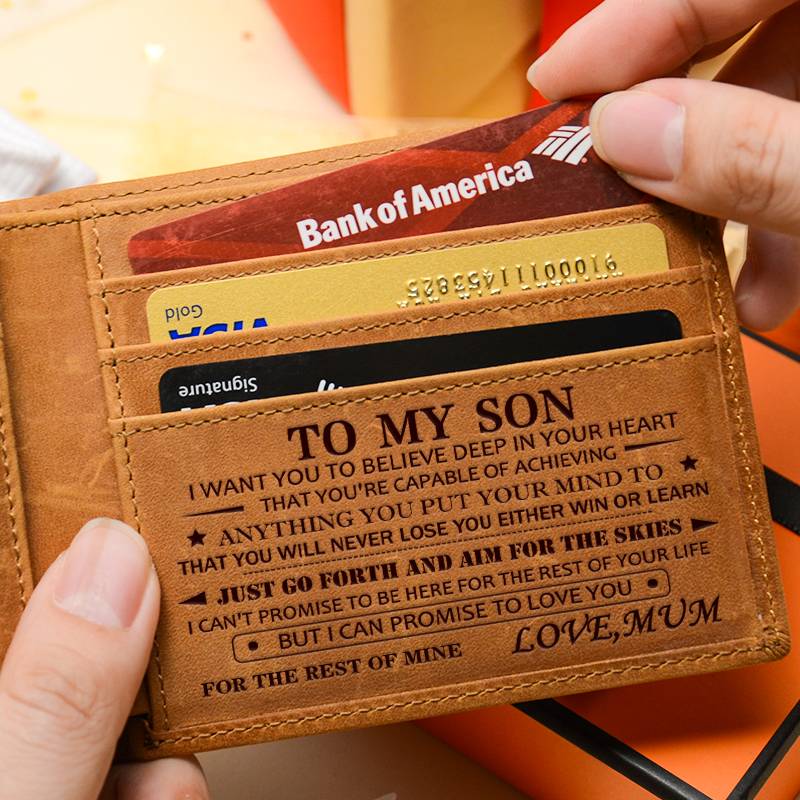 Mum To Son - Never Lose - Bifold Wallet – FORMRY